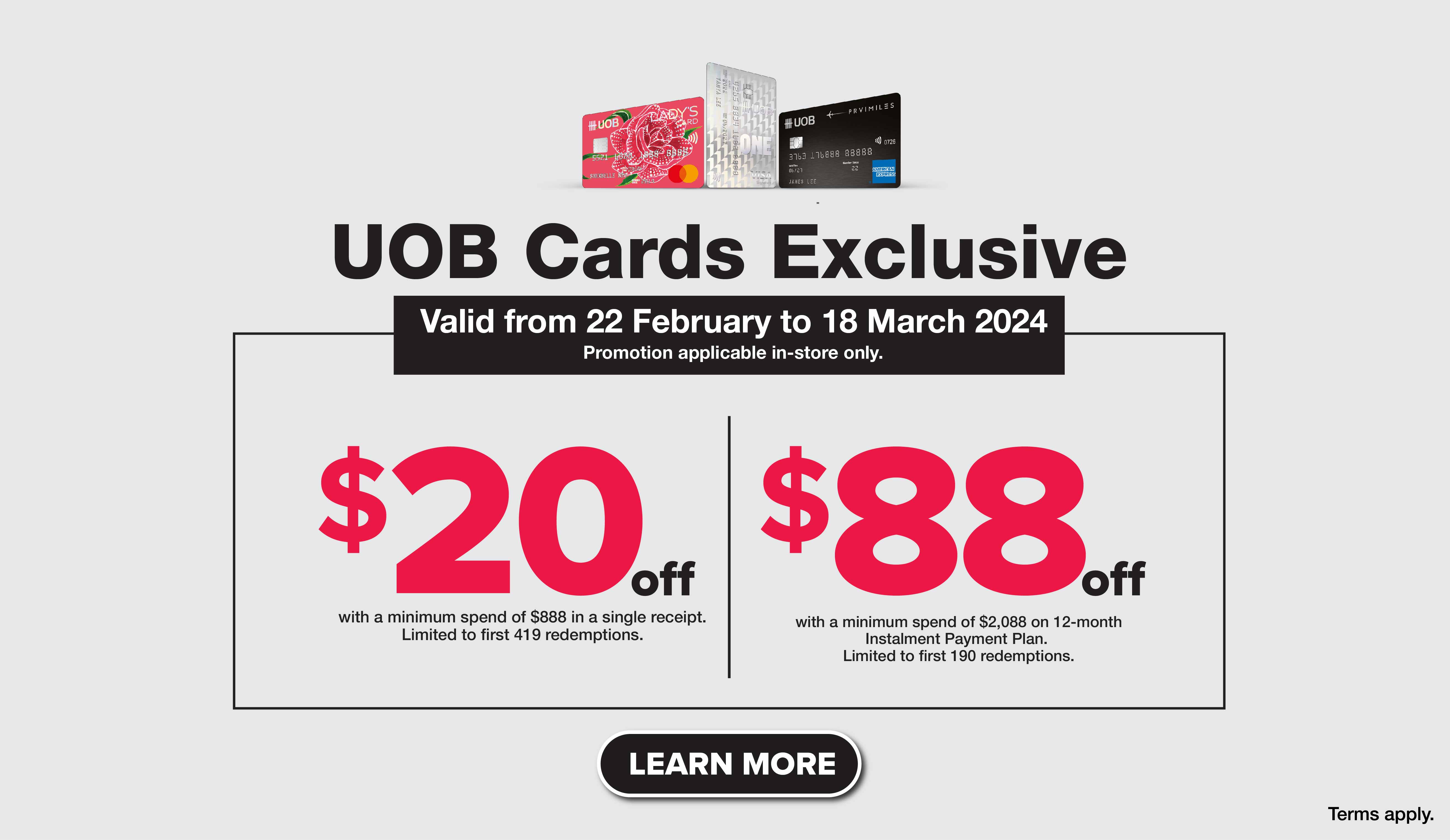 UOB Bank Promotion | Harvey Norman Singapore