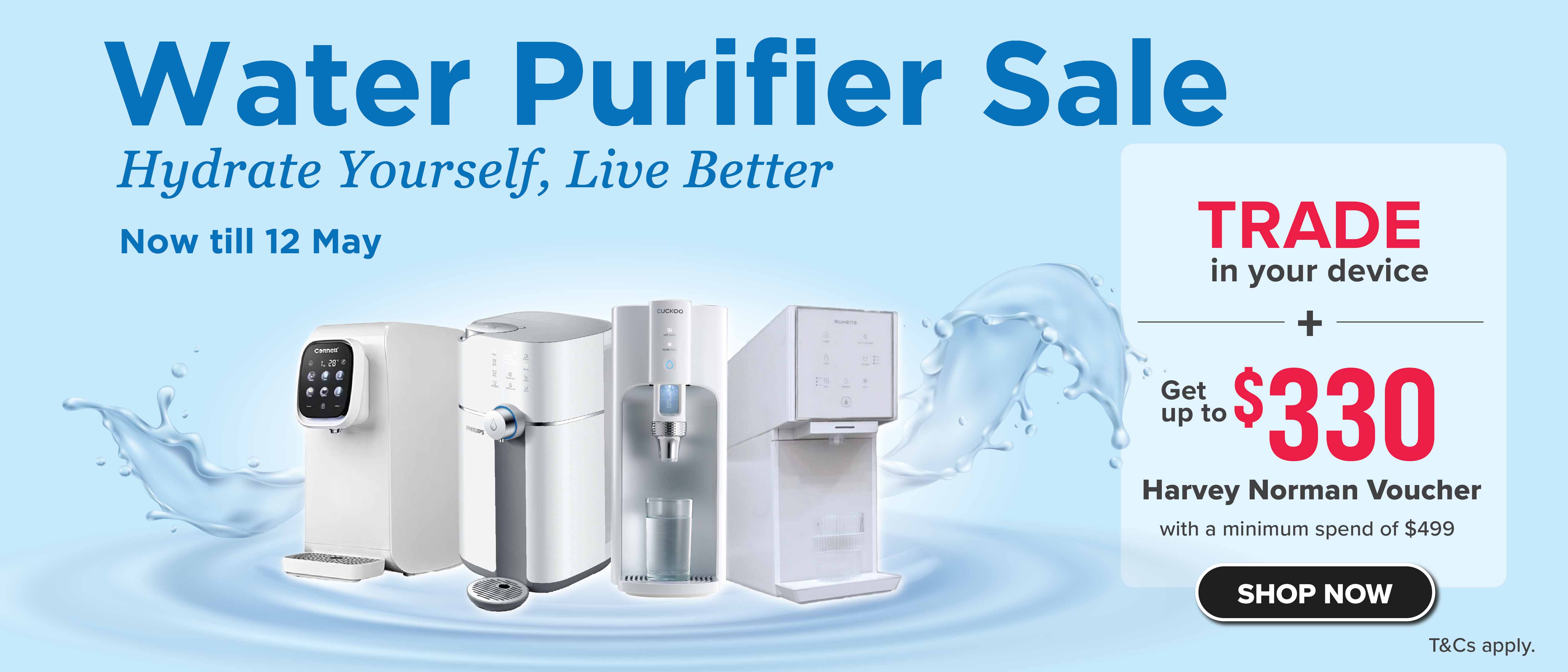 Water Treatment Promotion | Harvey Norman Singapore