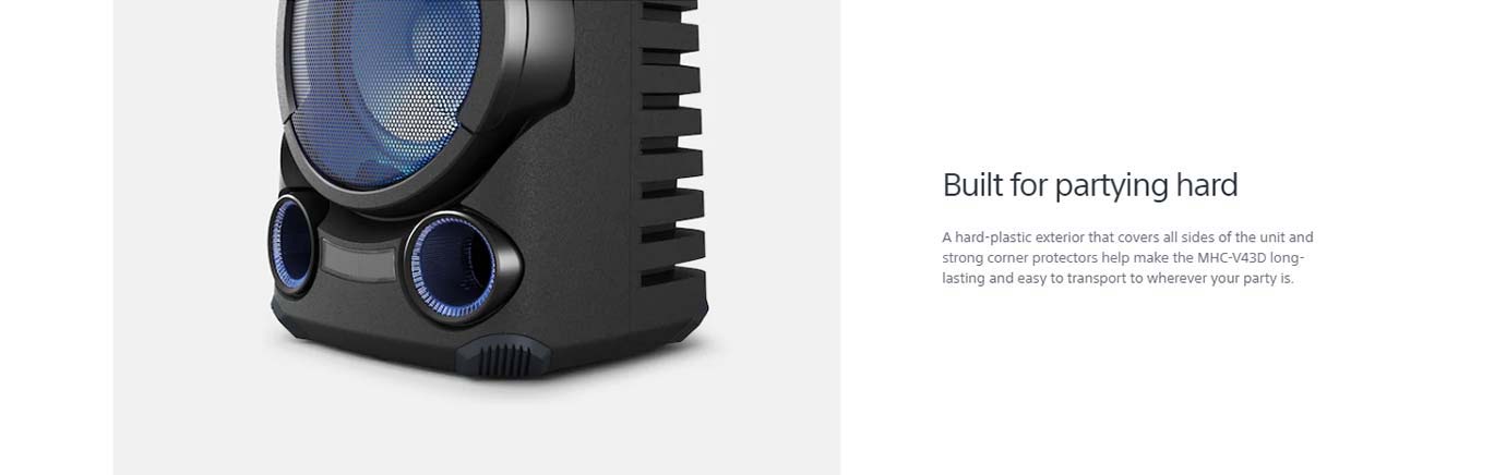 Sony MHC-V43D High Power Audio System | Harvey Norman Malaysia