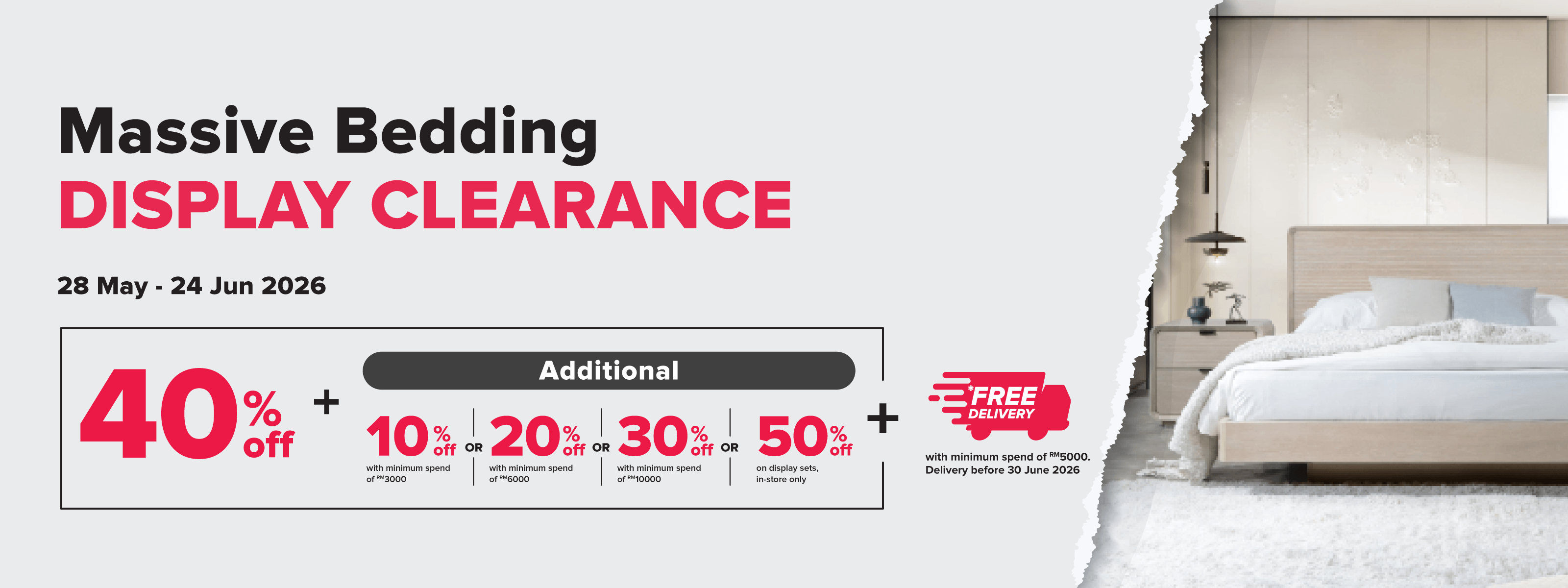 Massive Bedding Display Clearance | Harvey Norman Malaysia