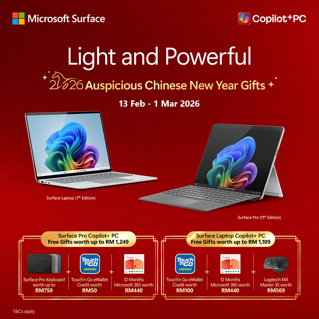 Microsoft Surface Auspicious Chinese New Year Gifts | Harvey Norman ...