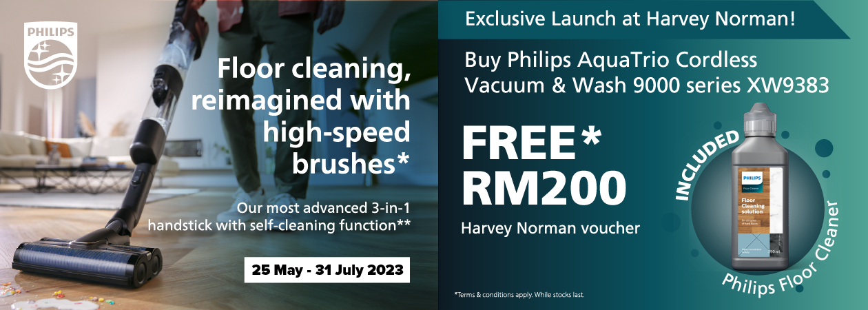 Philips Vacuum Stick (Exclusive Launch Promo) | Harvey Norman Malaysia