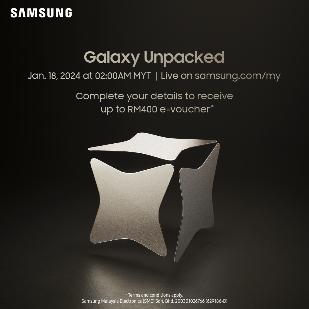 Register Your Interest: Galaxy Unpacked - Galaxy AI is coming | Harvey Norman Malaysia