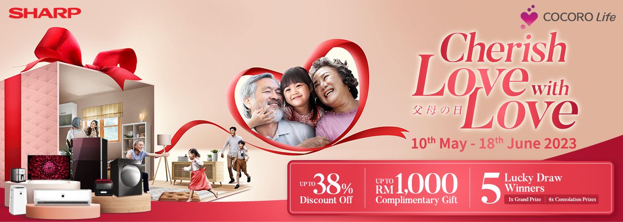 Sharp Cherish Love with Love Promotion | Harvey Norman Malaysia ...