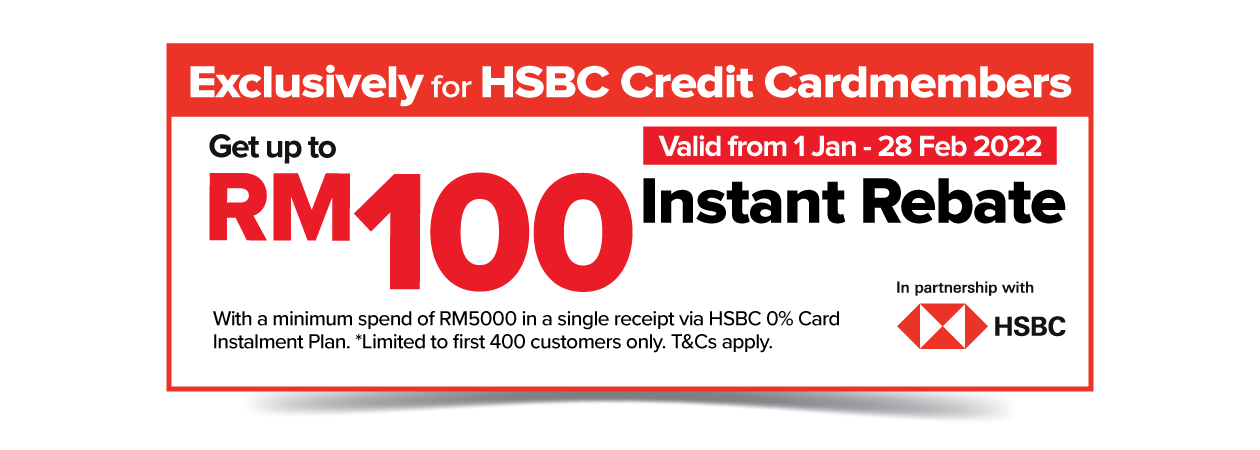 HSBC Bank Promo (January - February 2022) | Harvey Norman Malaysia