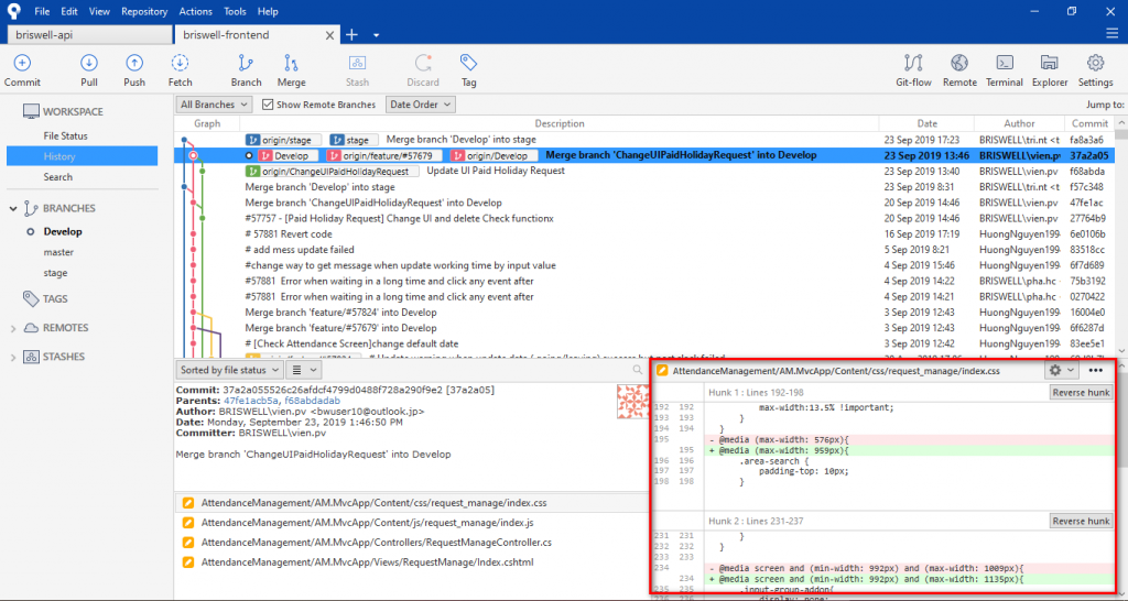 Using external Diff in Sourcetree | (日本語) 株式会社ブリスウェル ベトナム