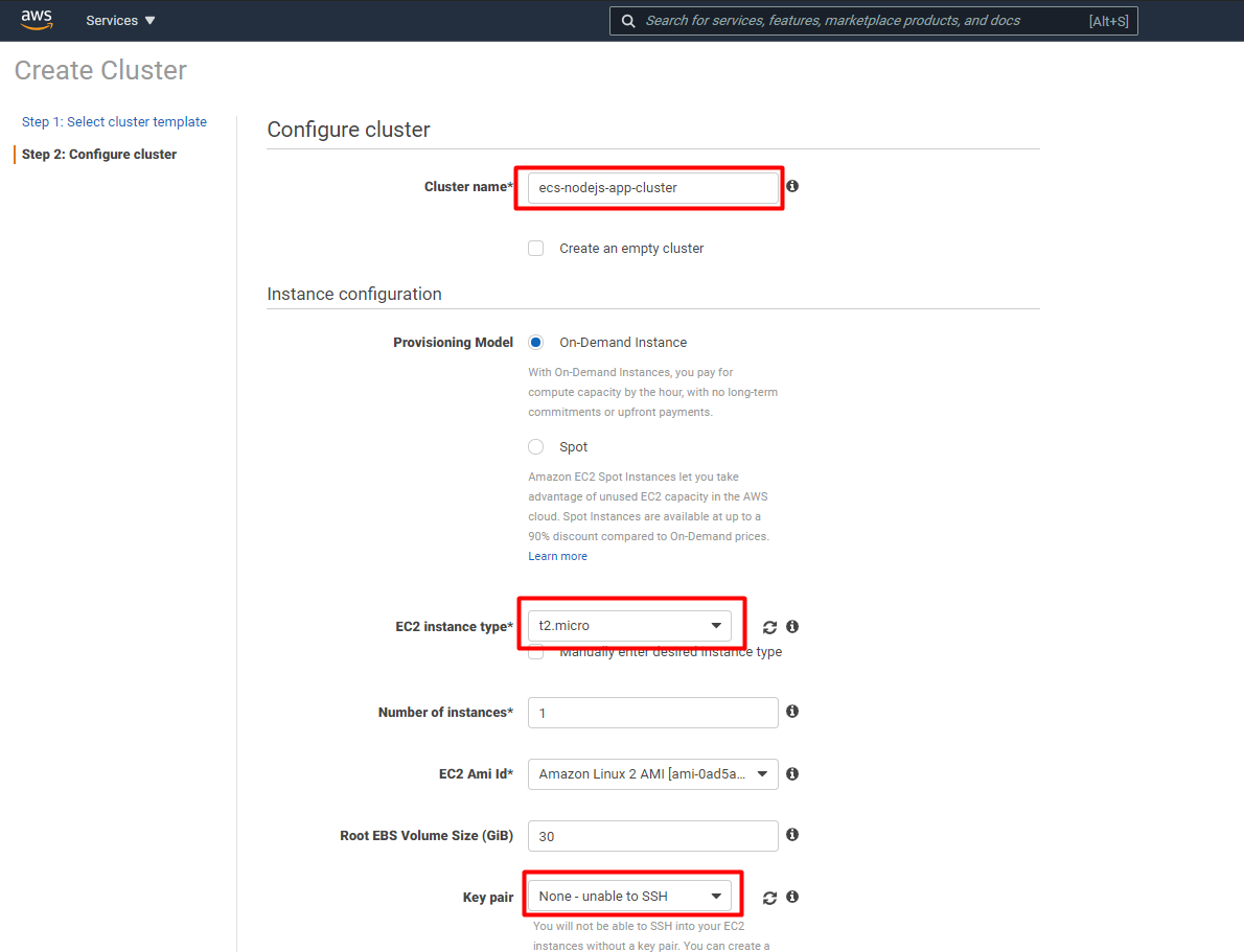 Deploying Node app to ECS with Docker | (日本語) 株式会社ブリスウェル ベトナム