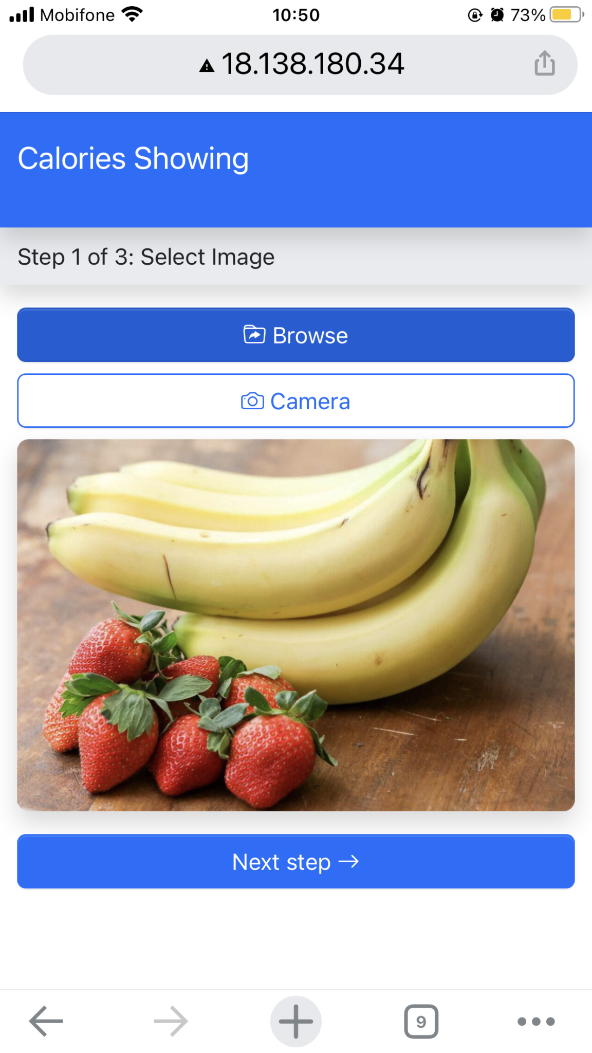 Calories Showing - App giúp kiểm tra calories từ hình ảnh thức ăn | Briswell Vietnam