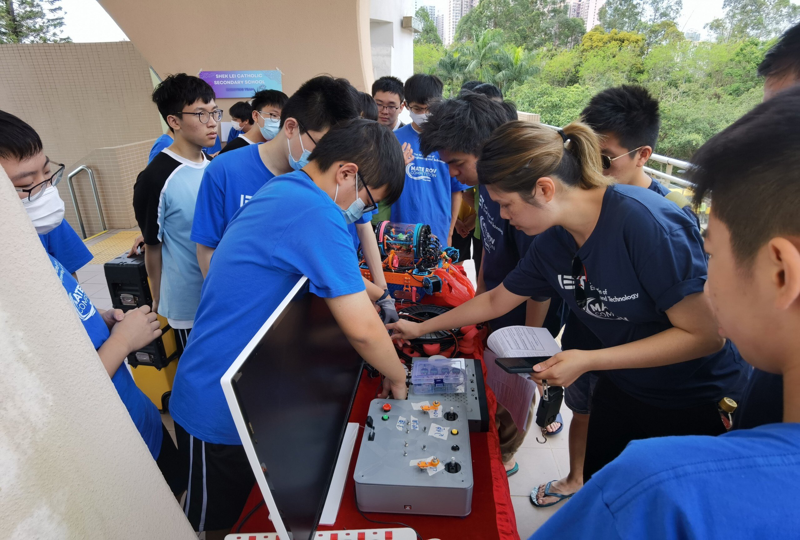 Winning First Runner-up in the “MATE ROV Competition” in HK Regionals ...