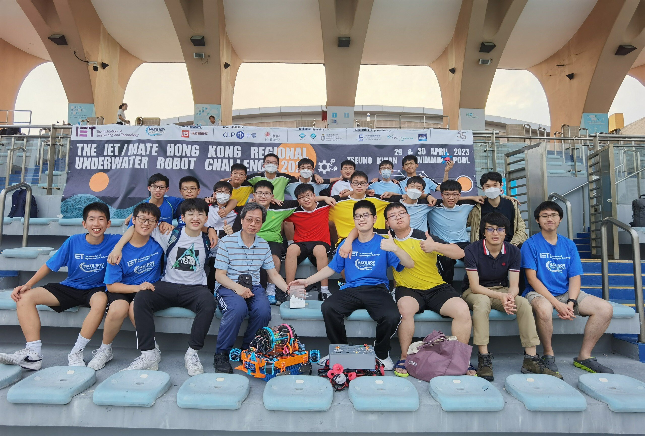 Winning First Runner-up in the “MATE ROV Competition” in HK Regionals ...