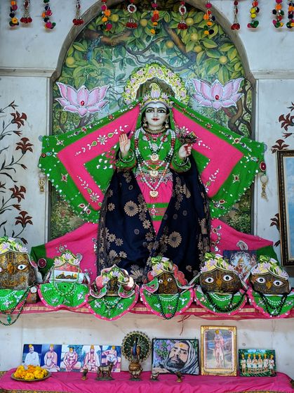 Deity of Shri Vrinda Devi at Vrinda Devi Temple.