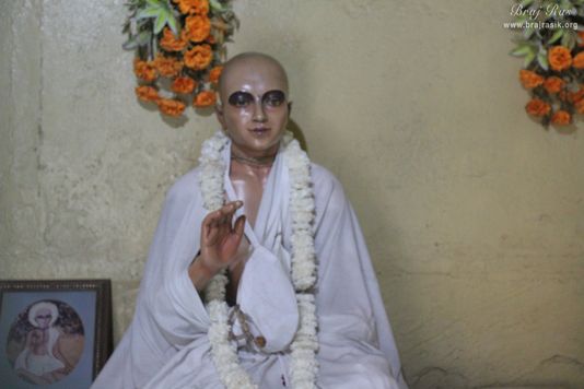 Shri Jiva Goswami at Shri Radha Damodar Temple, Vrindavan