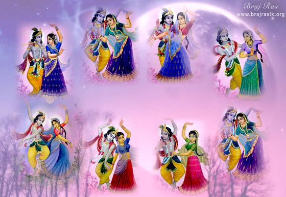 Checkout beautiful Wallpaper of various dancing steps of Radha Krishn ...