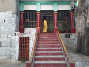 Closeup darshan of Shri Yugal Kishor at Shri Yugal Kishor Temple, Vrindavan
