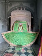 Face darshan of Vrinda Devi at Shri Vrinda Devi Temple, Kamyavan