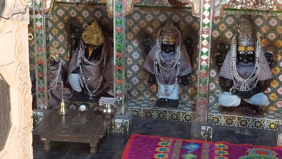 A close darshan of Lord Badri Nath, Lord Nar and Lord Ganesh at Aadi ...