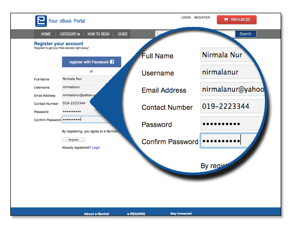 E-Sentral Ebook Portal