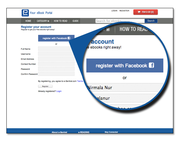 E-Sentral Ebook Portal