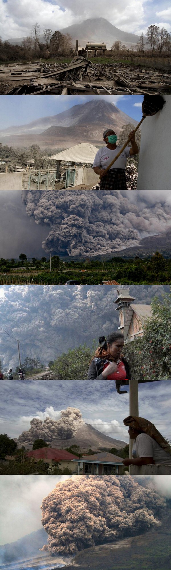 ផ្ទុះភ្នំភ្លើងនៅកោះស៊ូម៉ាត្រា ...