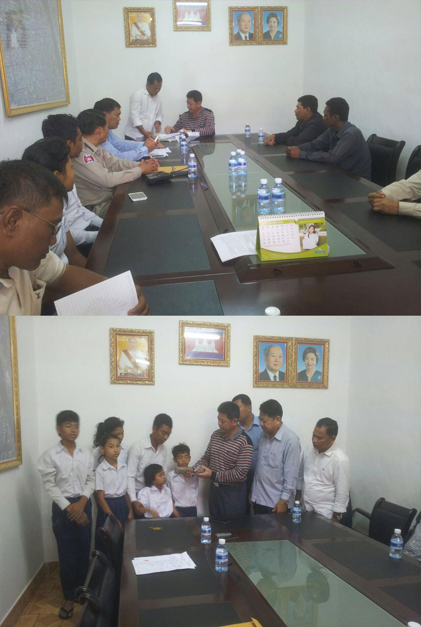 អាជ្ញាធរខណ្ឌដូនពេញ ឃាត់ខ្លួនមនុស្ស២នាក់ ដើរប្រមូលលុយពីរថយន្តដឹកអ្នកដំណើរ