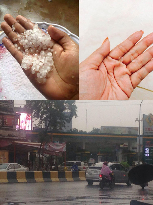 រសៀលនេះ មានភ្លៀងធ្លាក់ព្រិលកណ្តាលរាជធានីភ្នំពេញ ...