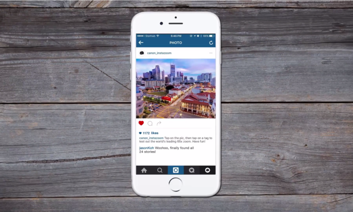 Canon gives Instagram a zoom feature | Marketing Interactive