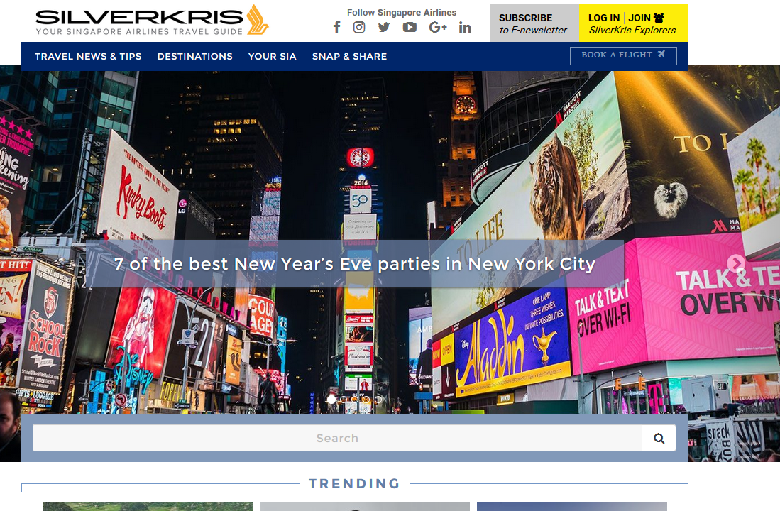 SPH revamps Singapore Airlines’ SilverKris website | Marketing Interactive