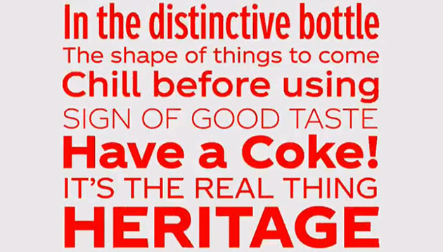 Coca-Cola launches new font, encapsulates elements from its heritage ...