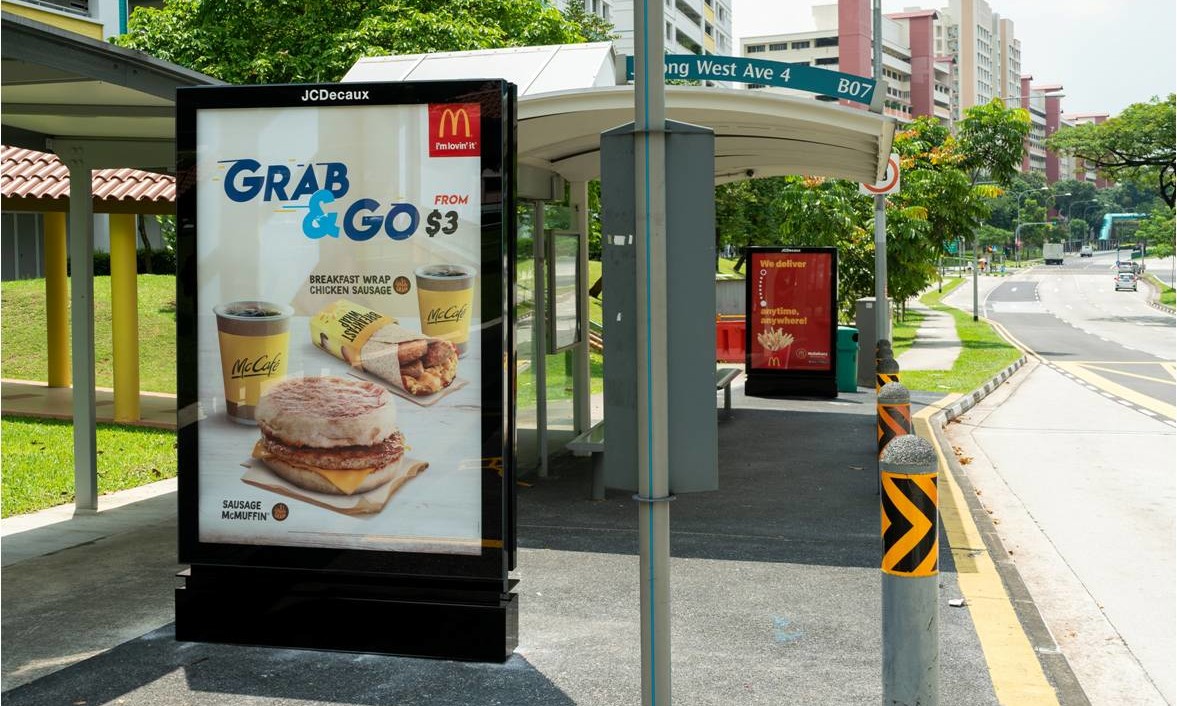 McDonald’s strikes partnership with JCDecaux for bus stop OOH ads ...