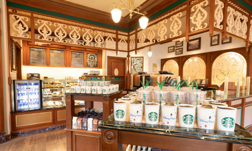 Hong Kong Disneyland opens the first Starbucks store | Marketing ...
