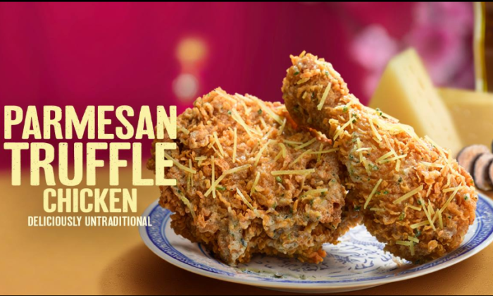 KFC breaks tradition, promotes parmesan truffle chicken as reunion meal ...