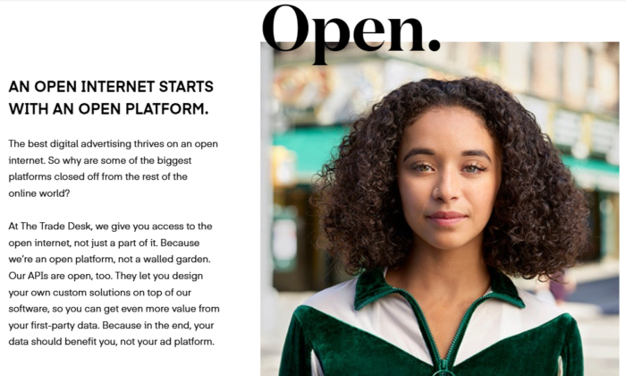 The Trade Desk runs brand campaign taking a subtle jab at FB and Google ...