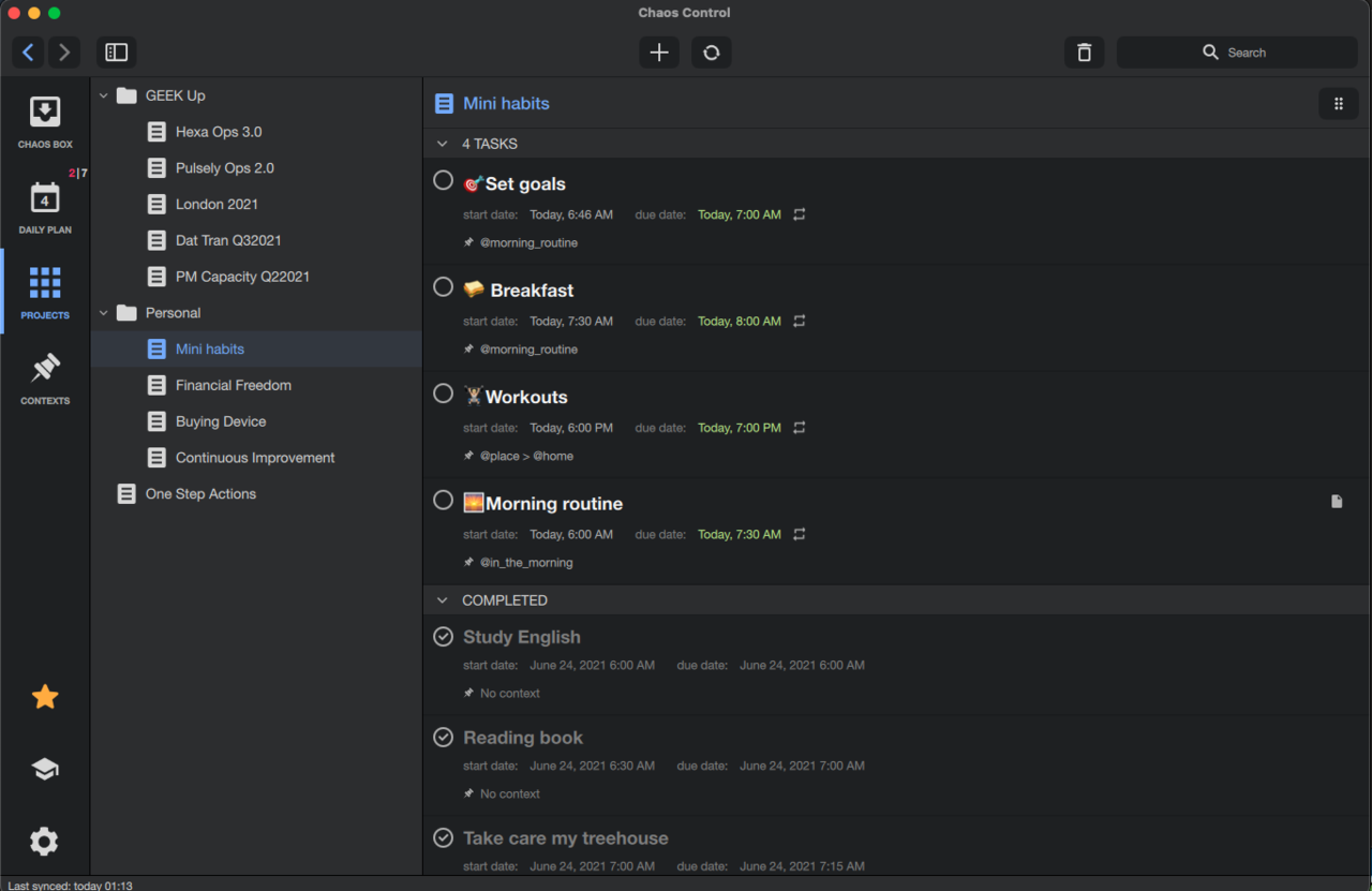 Task management của người chơi hệ Emoji 🤩💻🎧🎯🪴