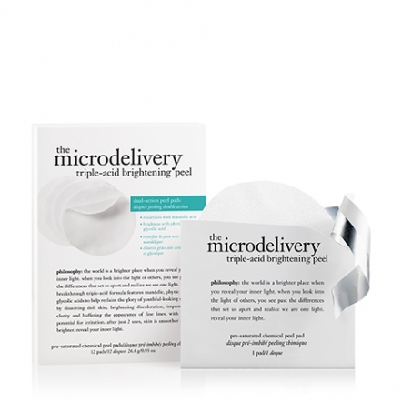 philosophy the microdelivery triple-acid brightening peel - Review SOCO ...