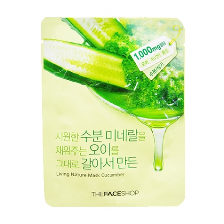 The Face Shop Real Nature Mask Cucumber - Review SOCO by Sociolla