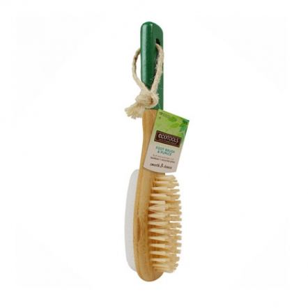 Ecotools 7419 Bamboo Foot Brush File - Review SOCO by Sociolla