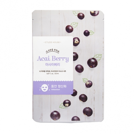 Etude House I Need You, Acai Berry Mask Sheet - Review SOCO by Sociolla
