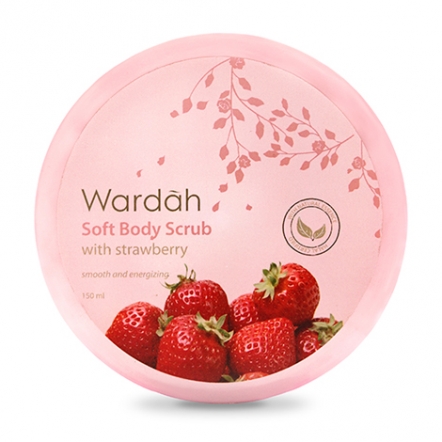 Wardah Soft Body Scrub with Strawberry 150 ml - Review SOCO by Sociolla