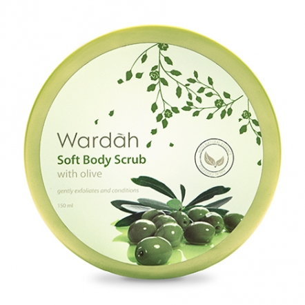 Wardah Soft Body Scrub with Olive 150 ml - Review SOCO by Sociolla