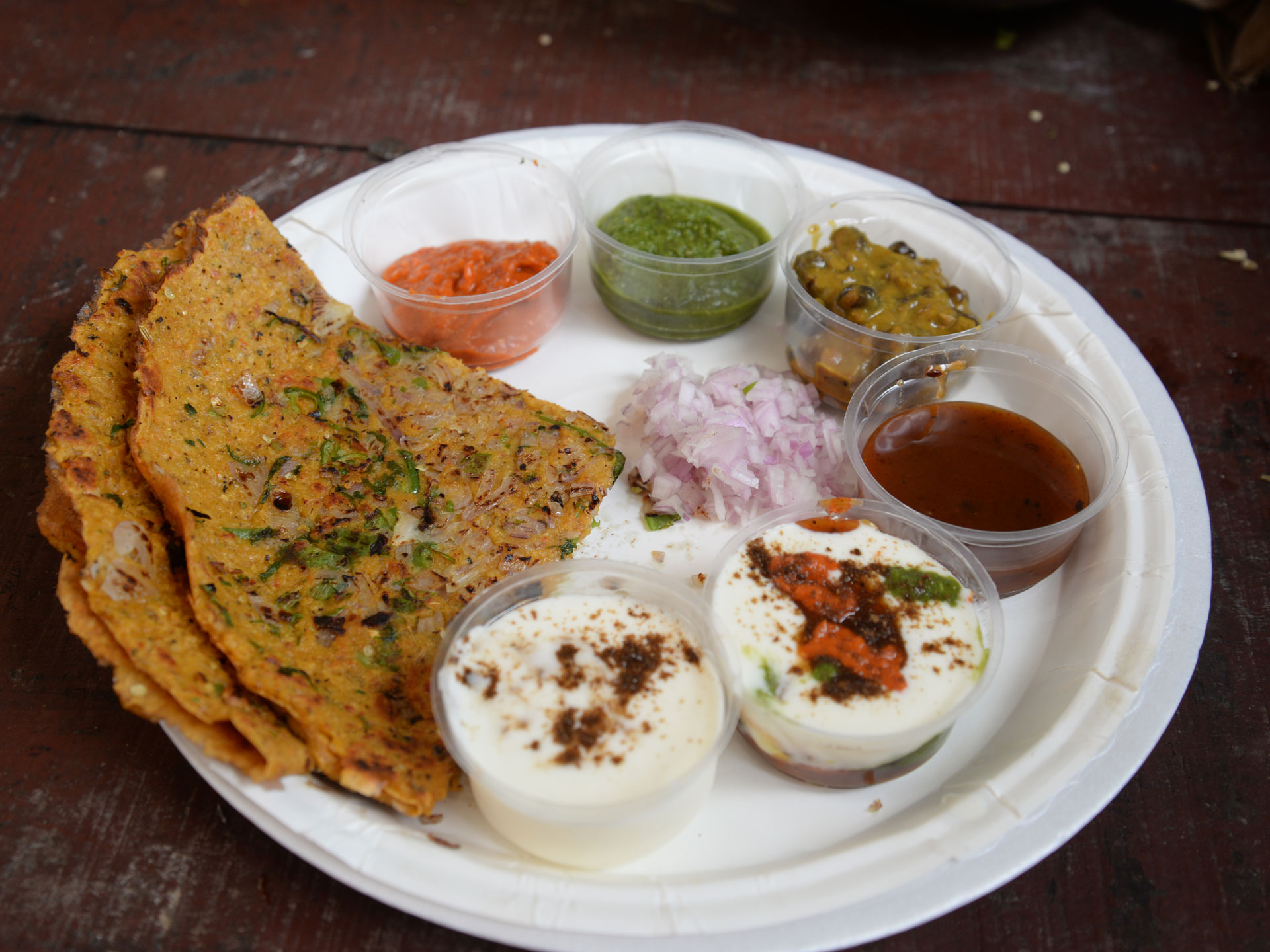 Calcutta Chaat ka Paneer Cheela, Tiwari Calcutta Chaat Bhandar, Jaipur ...