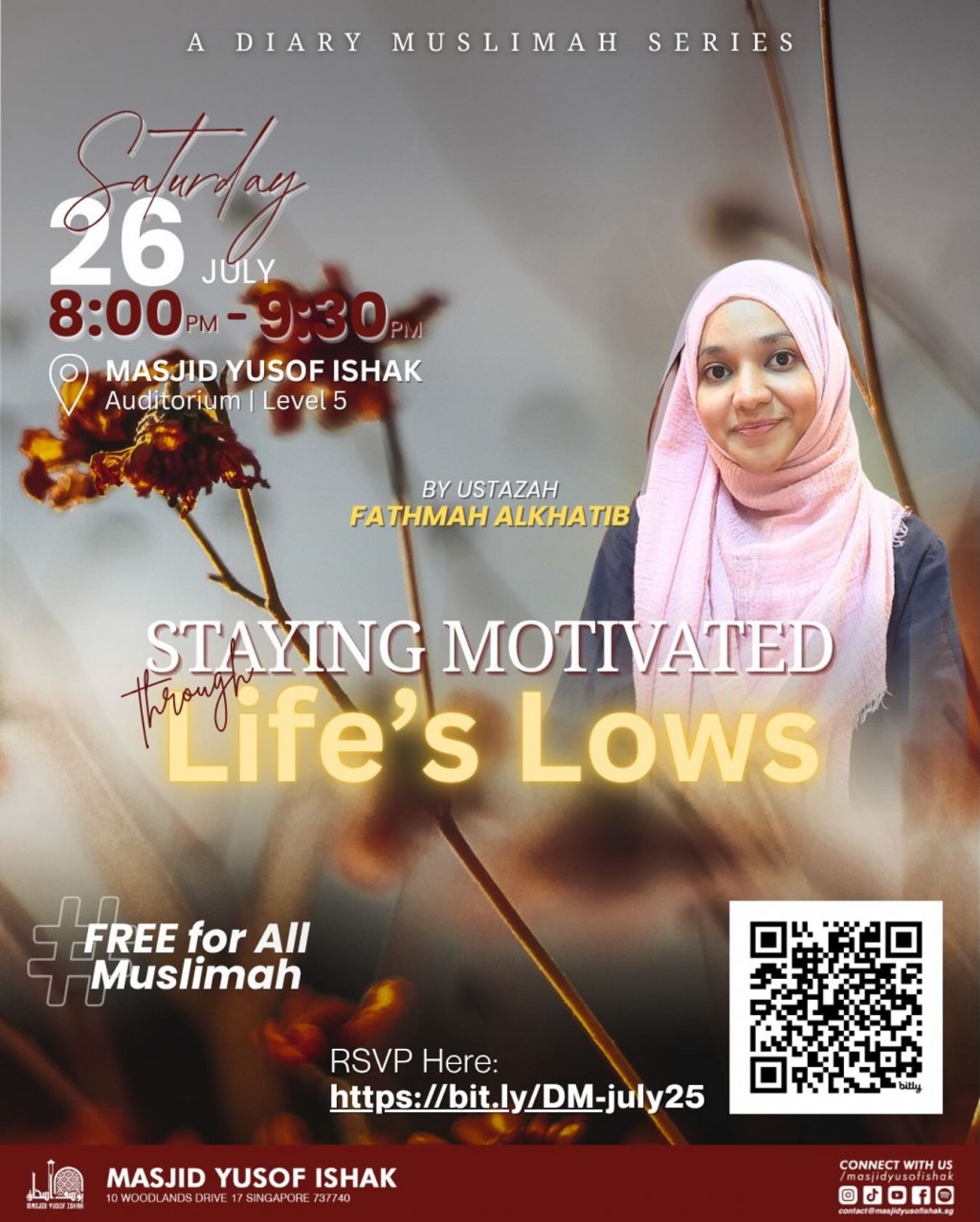 A Diary Muslimah Series: Staying Motivated Through Life's Lows | Yusof ...