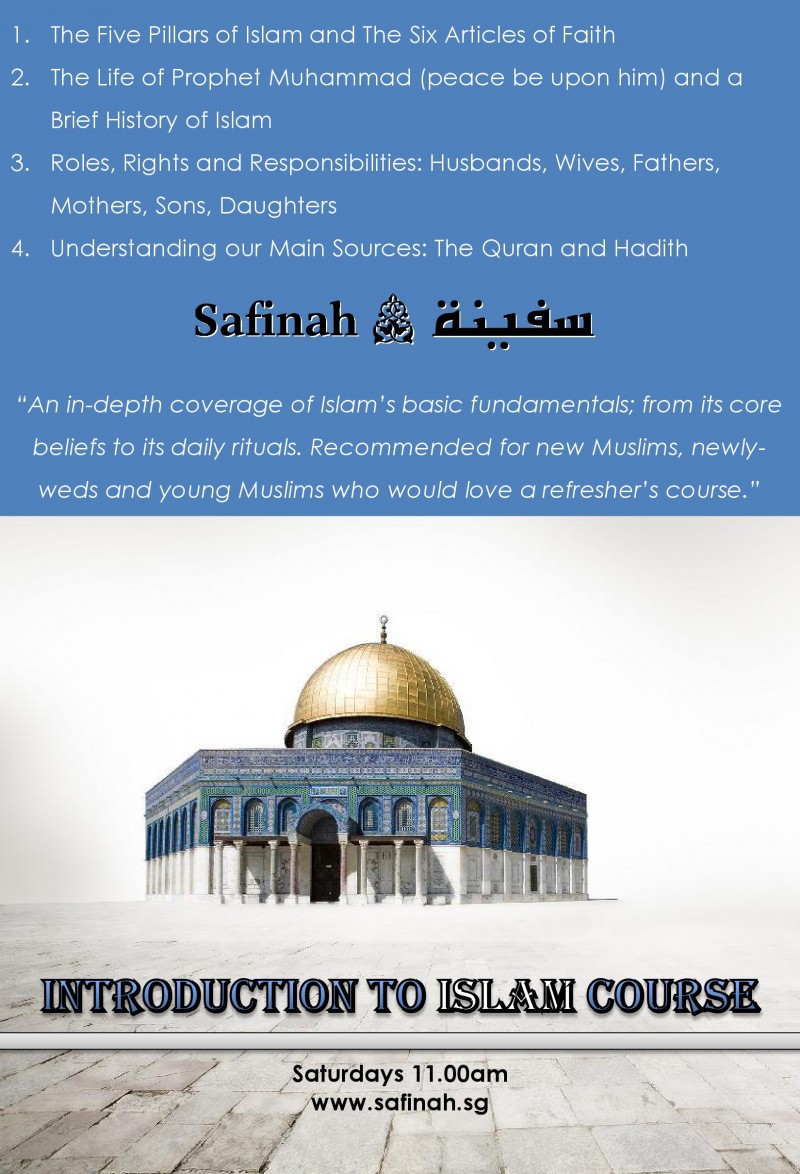 Introduction to Islam - Event - IslamicEvents.SG
