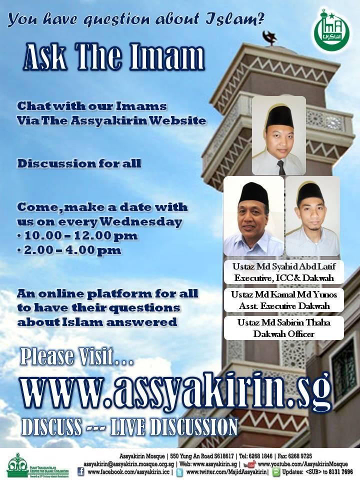 Ask The Imam - Event - IslamicEvents.SG