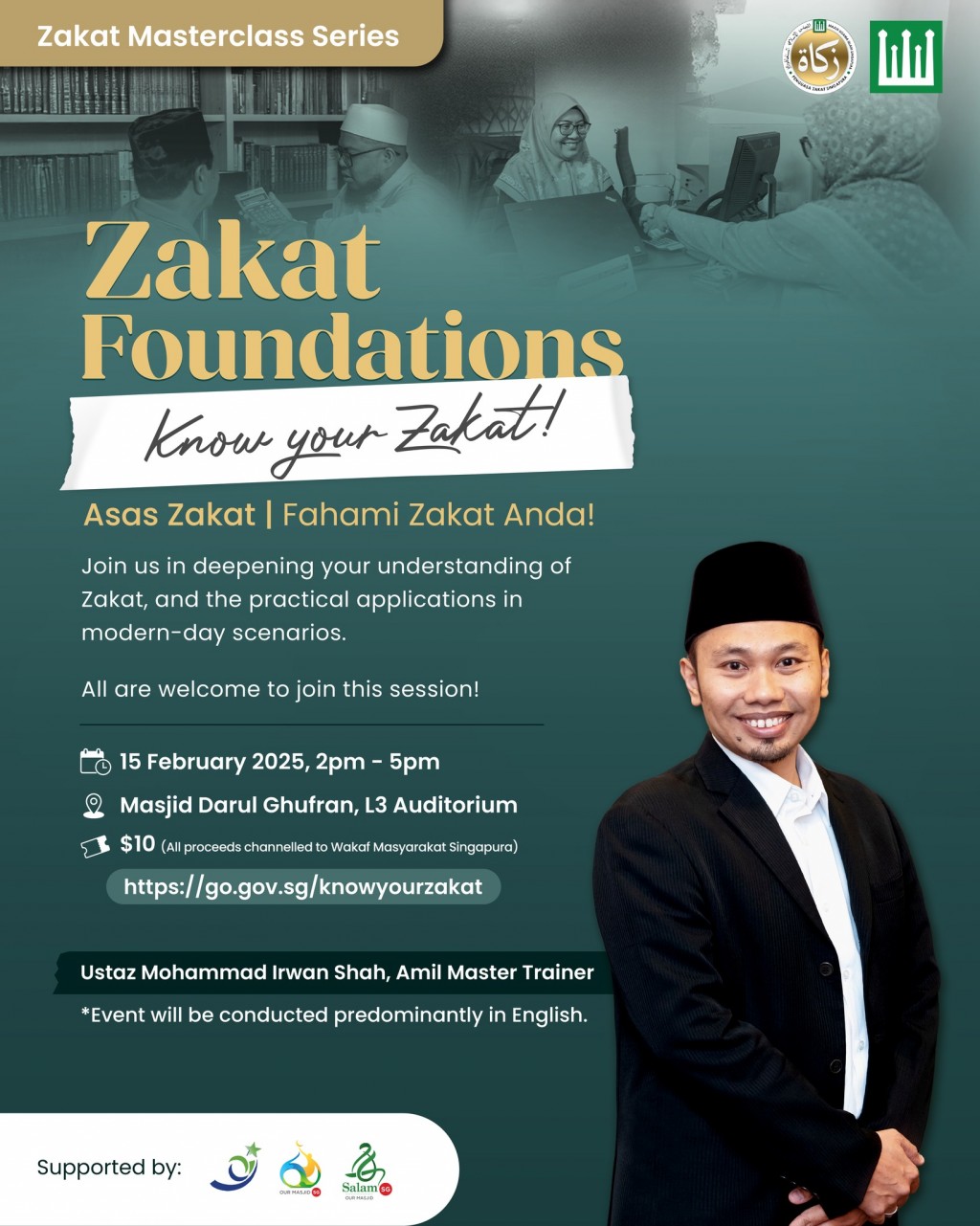 Zakat Foundations: Know Your Zakat - Event - IslamicEvents.SG