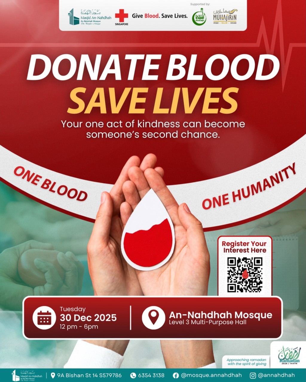Donate Blood Save Lives - One Blood, One Humanity - Event ...
