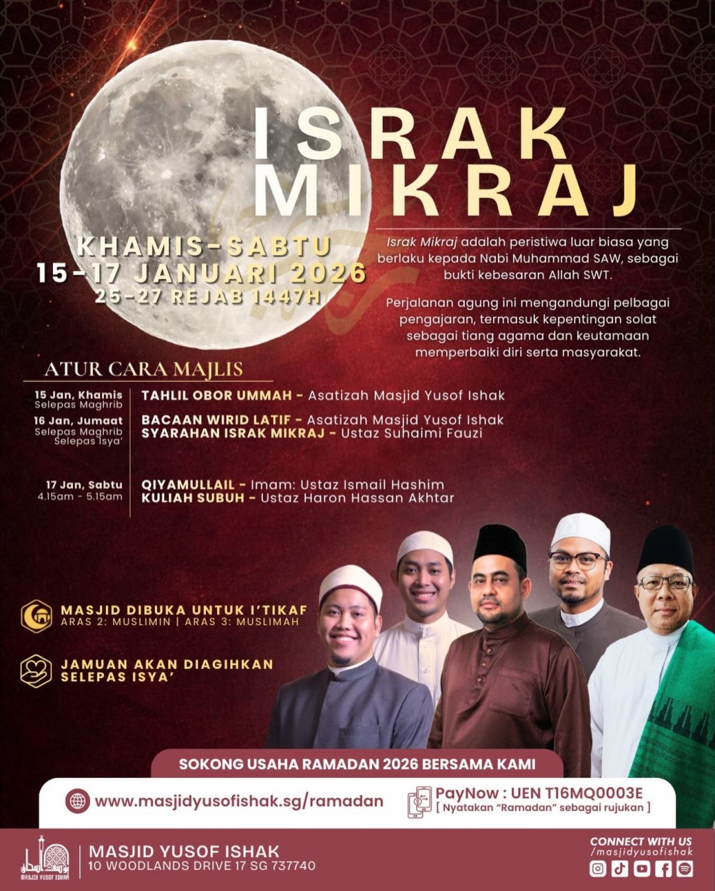 Majlis Sambutan Israk Mikraj - Event - IslamicEvents.SG