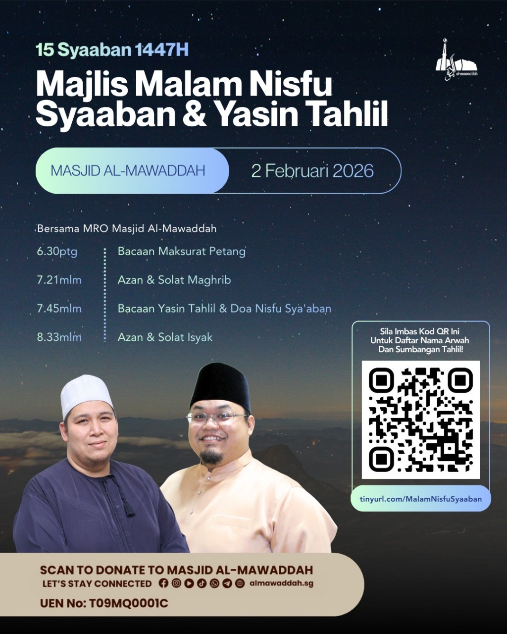 Majlis Malam Nisfu Syaaban & Yasin Tahlil - Event - IslamicEvents.SG