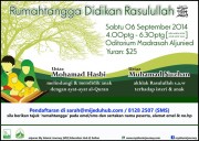 Rumahtangga Didikan Rasulullah Sallallahu 'alaihi wasallam oleh Ustaz ...