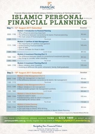Islamic Personal Financial Planning Course For Public (iPFP) - 12th ...