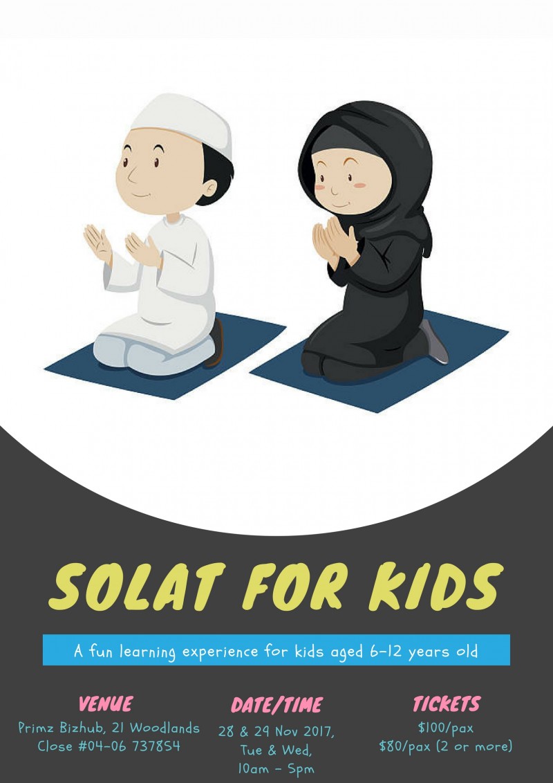 Solat For Kids - Event - IslamicEvents.SG